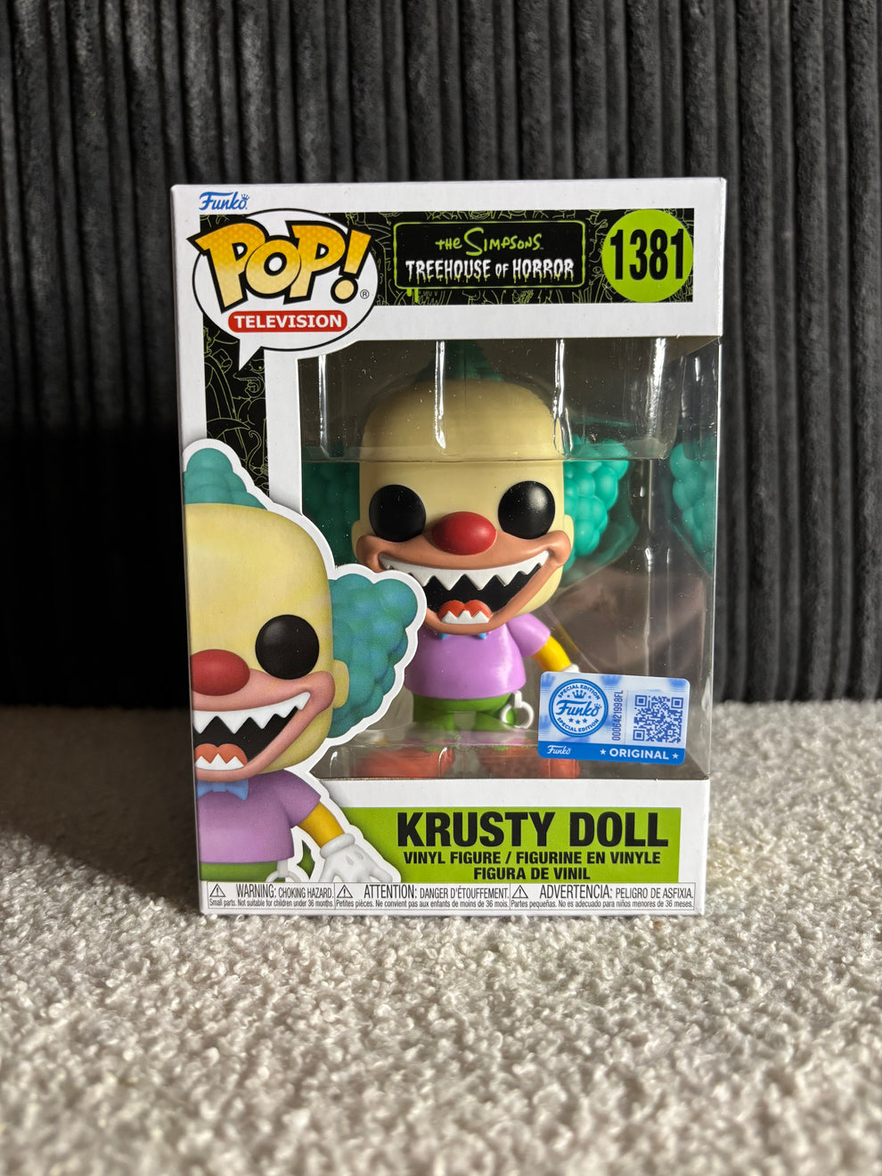 Funko Pop! Television – Krusty Doll #1381 (The Simpsons: Treehouse of ...